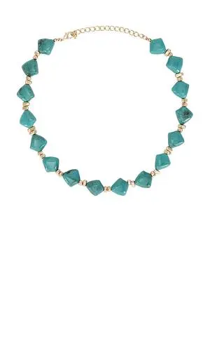 LOVERS AND FRIENDS Jaden Necklace In Teal