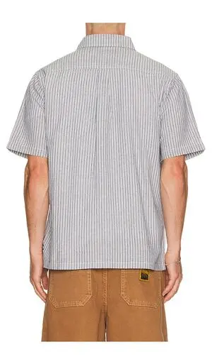 FORMER Reynolds Stripe Shirt In Blue