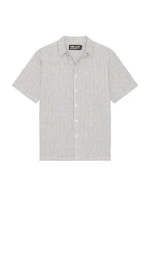FORMER Reynolds Stripe Shirt In Blue