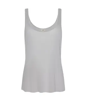 L'Agence Celia Scoop Neck Tank Light Pewter