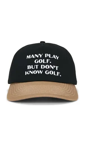 STUDENTS GOLF Clueless Strap Back Cap - Black