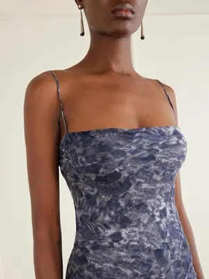 CORTANA Meena Silk-satin Maxi Dress