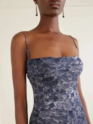 CORTANA Meena Silk-satin Maxi Dress