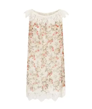 DÔEN Paloma Floral-print Silk-chiffon Dress - Multi