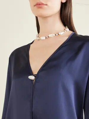 SARA CRISTINA Nerea Silk Blouse