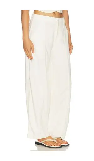 Simkhai Langston Linen Utility Pant