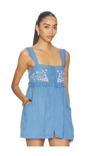 Free People Farrah Embroidered Tunic
