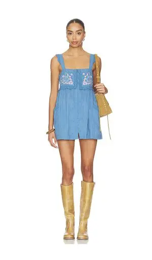 Free People Farrah Embroidered Tunic