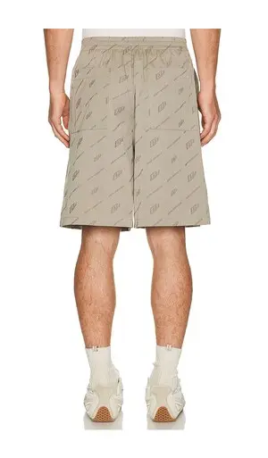 Off-White Jacquard Bowl Shorts - Stone