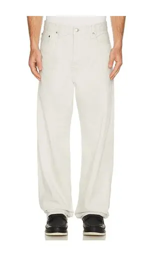 VOWELS Baggy Fit Denim Pants - Ivory