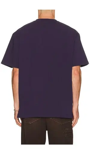 VOWELS Blur Tee - Navy