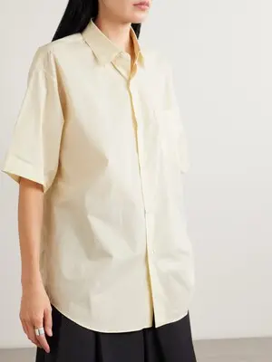 SSSTEIN Suvin Cotton-poplin Shirt - Yellow