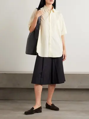 SSSTEIN Suvin Cotton-poplin Shirt - Yellow