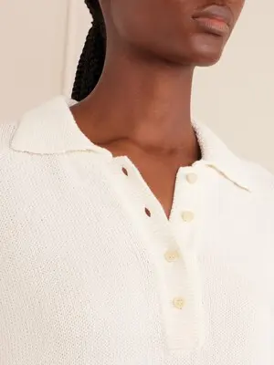 KALLMEYER Cotton And Wool-blend Polo Sweater