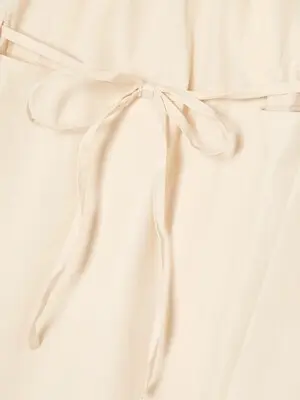 DEIJI STUDIOS Loop Organic Cotton Midi Skirt - Neutrals