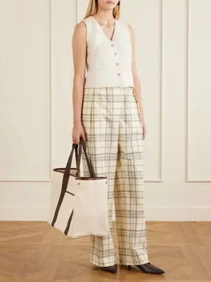 Rue De Verneuil Traversée Large Canvas Tote - Neutrals