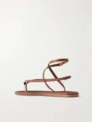 ANCIENT GREEK SANDALS Kallisti Leather Sandals - Brown