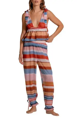 Cosita Linda Stripe Balloon Cover-up Beach Pants