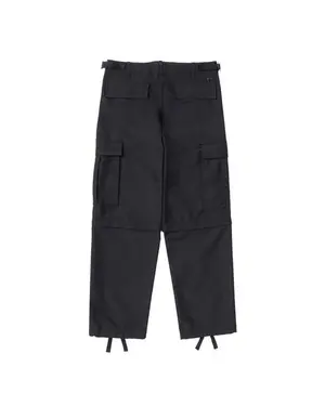 VOWELS Zip-off Cargo Pants - Black