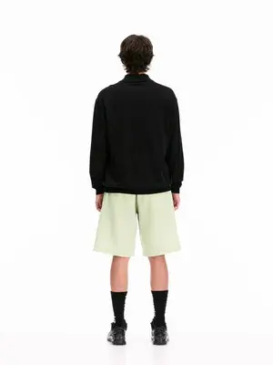 VOWELS Dry-touch Wool Easy Shorts - Mint