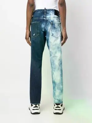 Dsquared2 Washed Denim Straight-leg Jeans