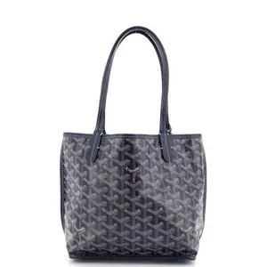 Goyard Anjou Reversible Tote Coated Canvas Mini - Blue