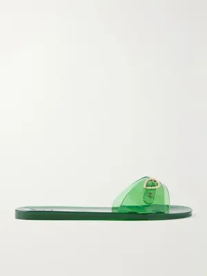 ANCIENT GREEK SANDALS Filia Jelly Pvc Slides - Green