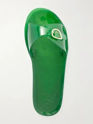 ANCIENT GREEK SANDALS Filia Jelly Pvc Slides - Green