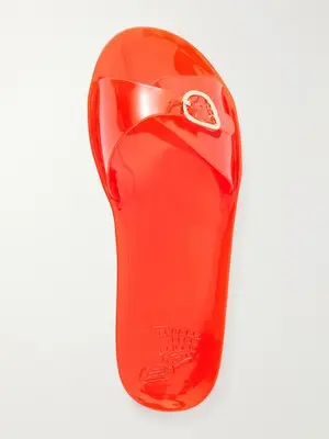 ANCIENT GREEK SANDALS Filia Jelly Pvc Slides - Red