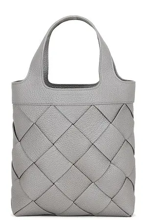 Bottega Veneta Intrecciato Taurillon Borsa - Basalt & Silver