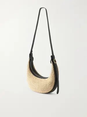 Khaite Augustina Small Raffia Shoulder Bag - Neutrals