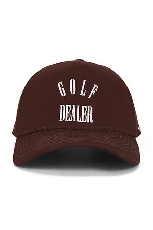 STUDENTS GOLF Golf Dealer Strap Back Cap - Brown