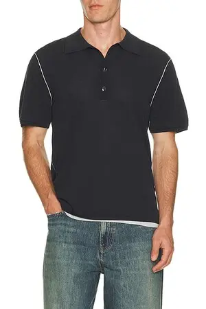 WON HUNDRED Jonas Two Layer Knit Polo