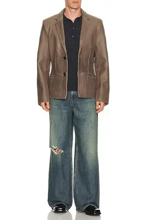 WON HUNDRED Jonas Two Layer Knit Polo