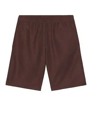 VOWELS Easy Twill Shorts - Brown