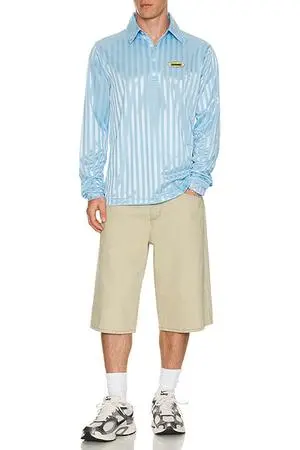 METALWOOD STUDIO Long Sleeve Polo Shirt