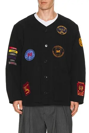 Needles Button Detailed Jackets For Men