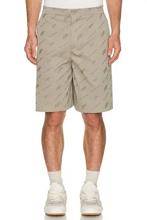 Off-white Button Detailed Shorts For Men