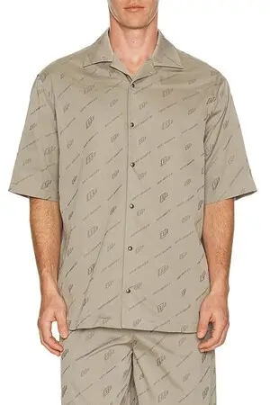 Off-White Jacquard Bowling Shirt - Stone