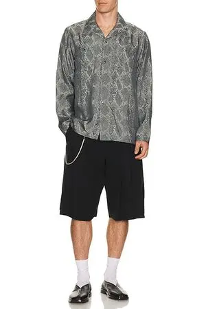 Needles Cowboy One Up Shirt Python Jacquard
