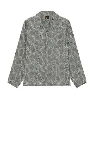 Needles Cowboy One Up Shirt Python Jacquard