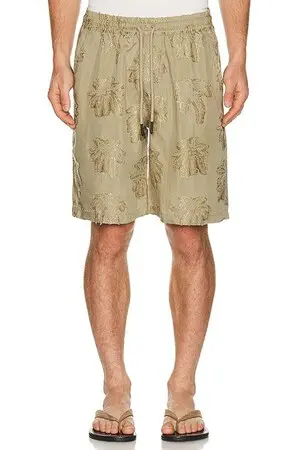 Oas Nicola Printed Shorts - Light Brown
