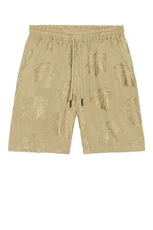 Oas Nicola Printed Shorts - Light Brown