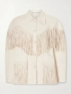 Alix Of Bohemia Fringe Jackets For Women