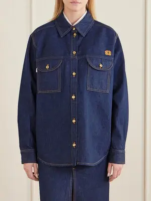 BLAZÉ MILANO Denim Shirt - Blue