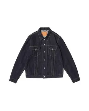 VOWELS Classic Trucker Denim Jacket - Indigo