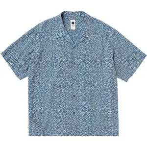 VOWELS Short Sleeve Deer Shirt - Navy