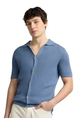 Onia Drop Needle Button Up Shirt