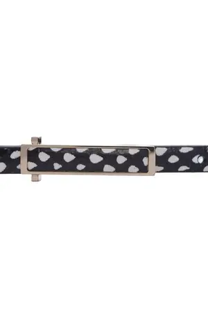 TOM FORD Snakeskin Embossed Leather Belt