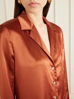 VIOLANTE NESSI Joli Satin Blouse